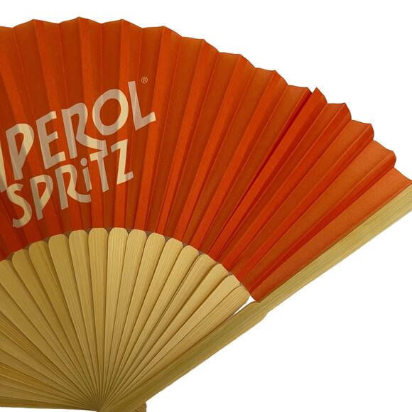 Aperol spritz | Other | Aperol Spritz Hand Fan Wood And Fabric New ...